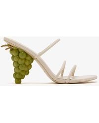 Cult Gaia Grape Sandal in Red | Lyst