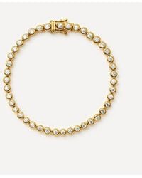 Missoma Tennis Bracelet in Green | Lyst