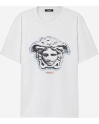 Versace Tshirt Clothing in Black for Men | Lyst