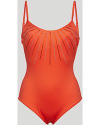 Orange One-piece swimsuits and bathing suits for Women | Lyst
