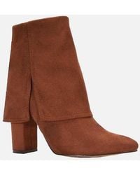 XY London Ladies Ayla Folded Collar Chelsea Boots in Black | Lyst UK