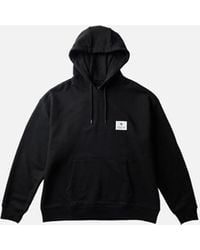 Snow Peak Snow Peak Square Logo Hoodie in Black for Men | Lyst UK
