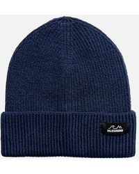 Bleubird Adults Elements Ribbed Knit Cuffed Beanie in Black | Lyst UK