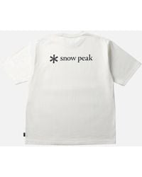 Snow Peak Snow Peak Back Printed Logo T-Shirt in Black for Men | Lyst UK