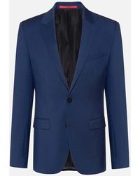 BOSS Aldons Blazer Jacket in Black for Men | Lyst UK