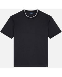 Paul & Shark Moon Badge Interlock Polo Shirt 050 in Blue for Men | Lyst UK