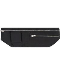 Rick Owens X Champion Logo Embroidered Crossbody Bag in Rick Owens X Champion Logo Embroidered Crossbody Bag in