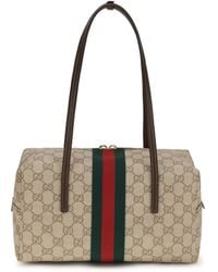 Gucci Medium Shoulder Bag "Boston Melrose" in White | Lyst