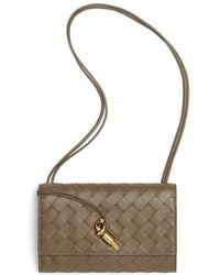 Bottega Veneta Andiamo Boat Pouch in Black | Lyst