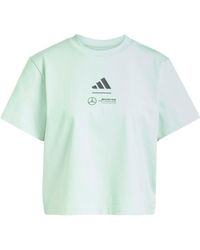 adidas Mercedes-amg Petronas F1 Team Fan Wear Premium Oversized Top in ...