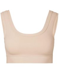 Nueskin Plus Size Lara Unlined Bralette Bra in White | Lyst