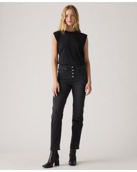 Levi's 724 Exp Rhinestone B Fly, in Black | Lyst