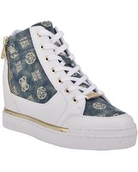 Guess High-top sneakers for Women - Up to 28% off at Lyst.com