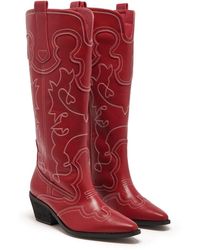 Therapy Australia Booties in Brown | Lyst