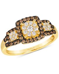 Le Vian Chocolatier Chocolate Diamond & Vanilla Diamond Ring (1-1/20 Ct ...