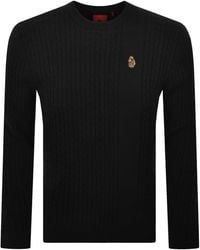 Luke 1977 Horton 1000 Knit Jumper Stone in Natural for Men | Lyst UK