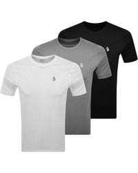 Luke 1977 Reco 3 Pack T Shirts in Black for Men | Lyst UK