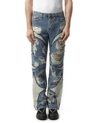 THUG CLUB Tc Heavy Jogge Track Pants in White for Men | Lyst UK