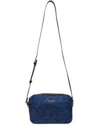 Liu Jo Logo-Debossed Cross Body Bag in Natural | Lyst UK