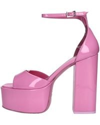Paris Texas High Heel Sandals in Pink | Lyst UK