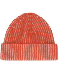 Beanies Moorer pour homme en coloris Rouge | Lyst