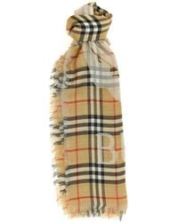 Burberry Winter Scarves in Black | Lyst UK