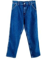 Carhartt Straight Jeans in Blue for Men | Lyst UK