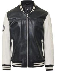 Iceberg Logo-Patch Bomber Jacket in Green for Men | Lyst UK