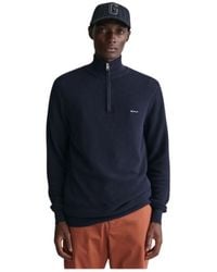 GANT Turtlenecks in Blue for Men | Lyst
