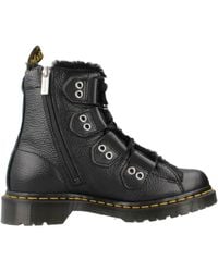 Dr. Martens Bovver Boots Winter Boots in Black | Lyst UK