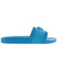 Versace Sliders in Black for Men | Lyst UK
