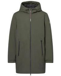 Ecoalf Parko Coat in Schwarz für Herren | Lyst DE