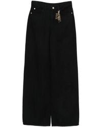 Emporio Armani Wide Jeans in Blue | Lyst UK