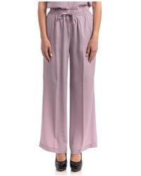 Seventy Wide Trousers in Natural | Lyst UK