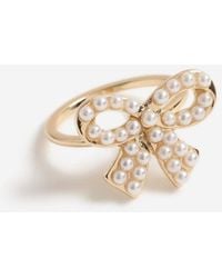 PANDORA Brilliant Bow Ring Size 9 197232cz60 in Silver (Metallic ...