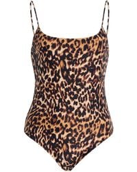 Juillet Imey Broderie Anglaise One-Piece Swimsuit in White | Lyst