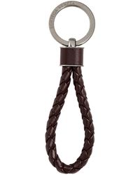 Bottega Veneta Woven Key Ring Accessories in Black for Men | Lyst UK