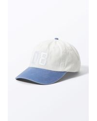 Monki Embroidered Cotton Twill Cap in Pink | Lyst UK
