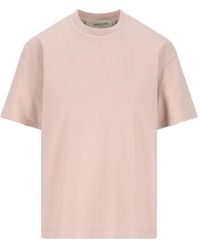 Golden Goose Aged-Effect Cotton T-Shirt With Reverse Logo On The Back ...