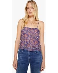 Natalie Martin Karis Long Cape Artichoke Mariner in Blue | Lyst UK