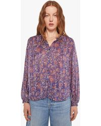 Natalie Martin Karis Long Cape Artichoke Mariner in Blue | Lyst UK