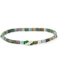 Luis Morais Drill Bit 14-Karat Multi-Stone Beaded Bracelet in Blue for ...