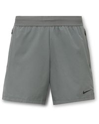 Nike Flex Rep 4.0 Straight-Leg Mesh-Trimmed Dri-Fit Stretch-Ripstop ...