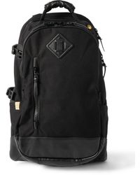 Visvim 20L Leather-Trimmed Cordura Backpack in Yellow for Men | Lyst