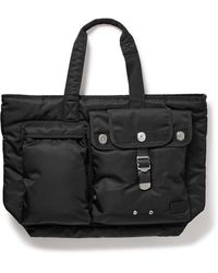 Sacai X Porter Yoshida & Co. Delivery Pocket Bag in Black Sacai X Porter Yoshida & Co. Delivery Pocket Bag in Black