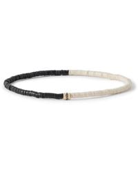 Luis Morais Drill Bit 14-Karat Multi-Stone Beaded Bracelet in Blue for ...