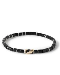 Luis Morais Drill Bit 14-Karat Multi-Stone Beaded Bracelet in Blue for ...