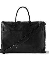 Metier Closer Full-grain Leather Suit Carrier in Black for Men | Lyst