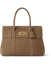 Mulberry Bayswater Cashmere Taupe in Gray | Lyst