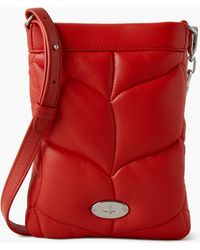 Mulberry Softie Quilted Leather Cross-body Phone Pouch in Green | Lyst UK